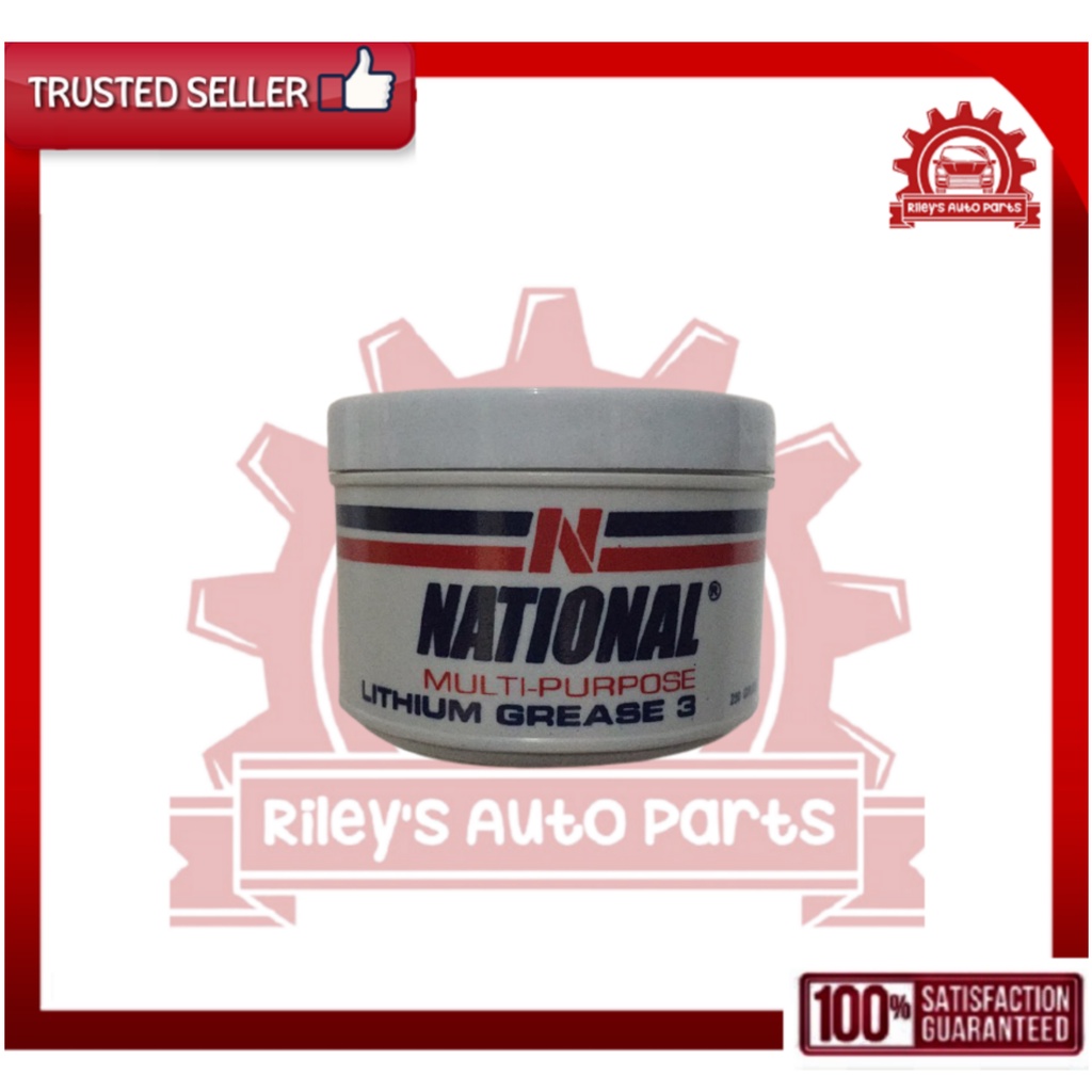NATIONAL MULTI-PURPOSE LITHIUM GREASE 3 250grams | Shopee Philippines