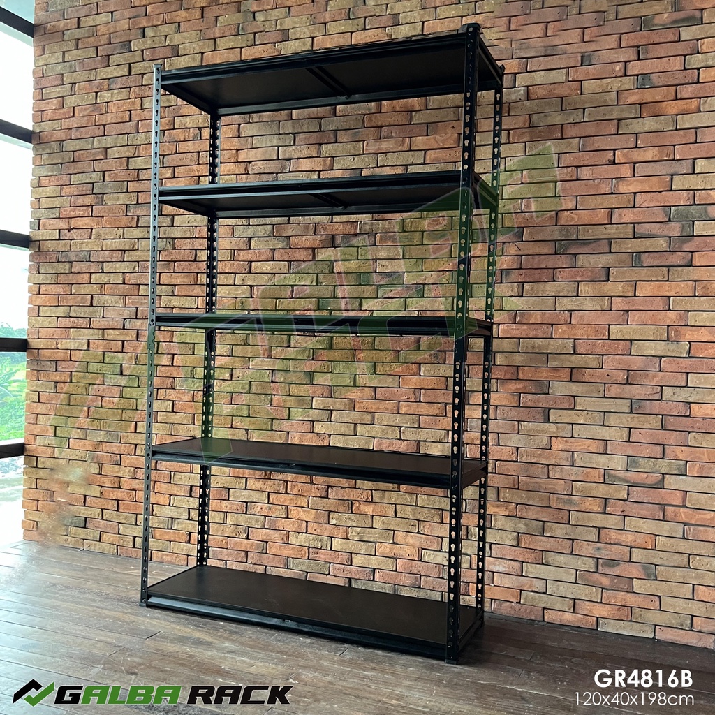 Boltless Steel Shelving Rivet Rack Adjustable 5 Layers Heavy Duty ...