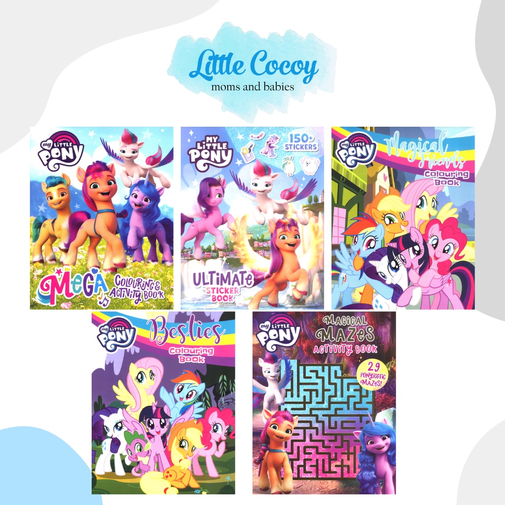 My Little Pony Activity Book and Coloring Book | Shopee Philippines
