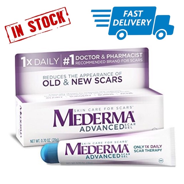 Mederma Advanced Scar Gel - 1x Daily USA No. 1 - Reduces the Appearance ...