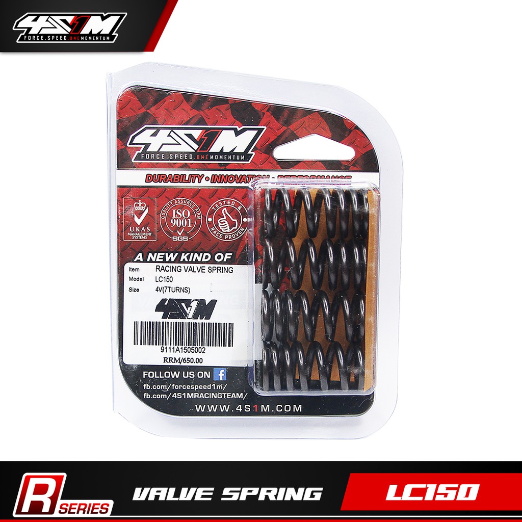 4S1M Racing Valve Spring For Sniper150/LC150/R15 V1 & V2 (4V 7 Turns ...