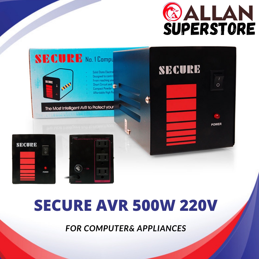 Secure 500 Watts Avr 220v For Computer And Appliances High Performances ...