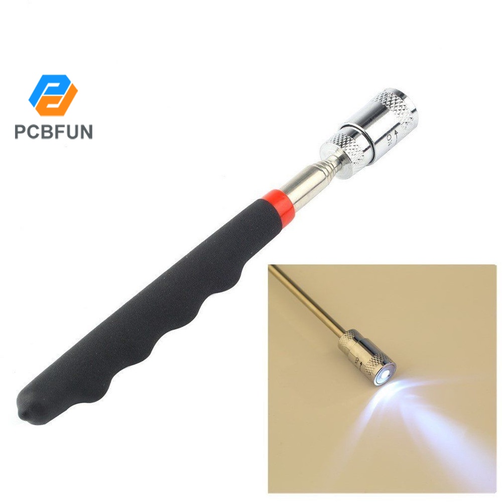 Pcbfun LED Magnetic Retractable Picker Mini Pick Up Magnet Tool For ...