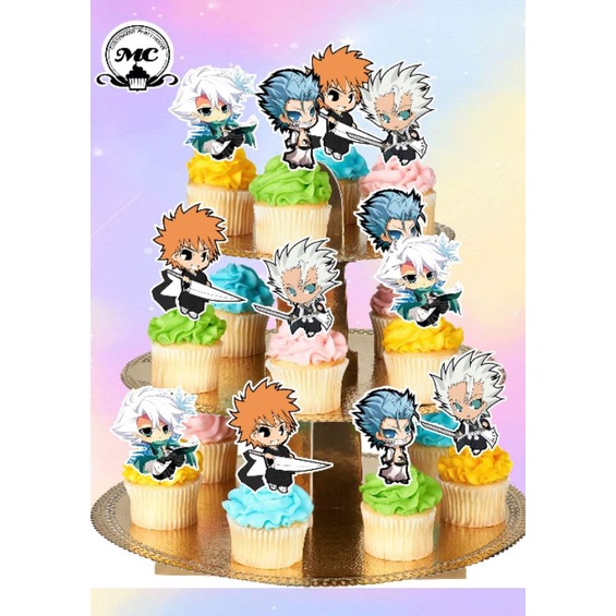 Bleach Cupcake Topper 12pcs per pack | Shopee Philippines