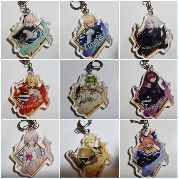 Fate Grand Order FGO Premium Anime Acrylic Keychain 2 | Shopee Philippines