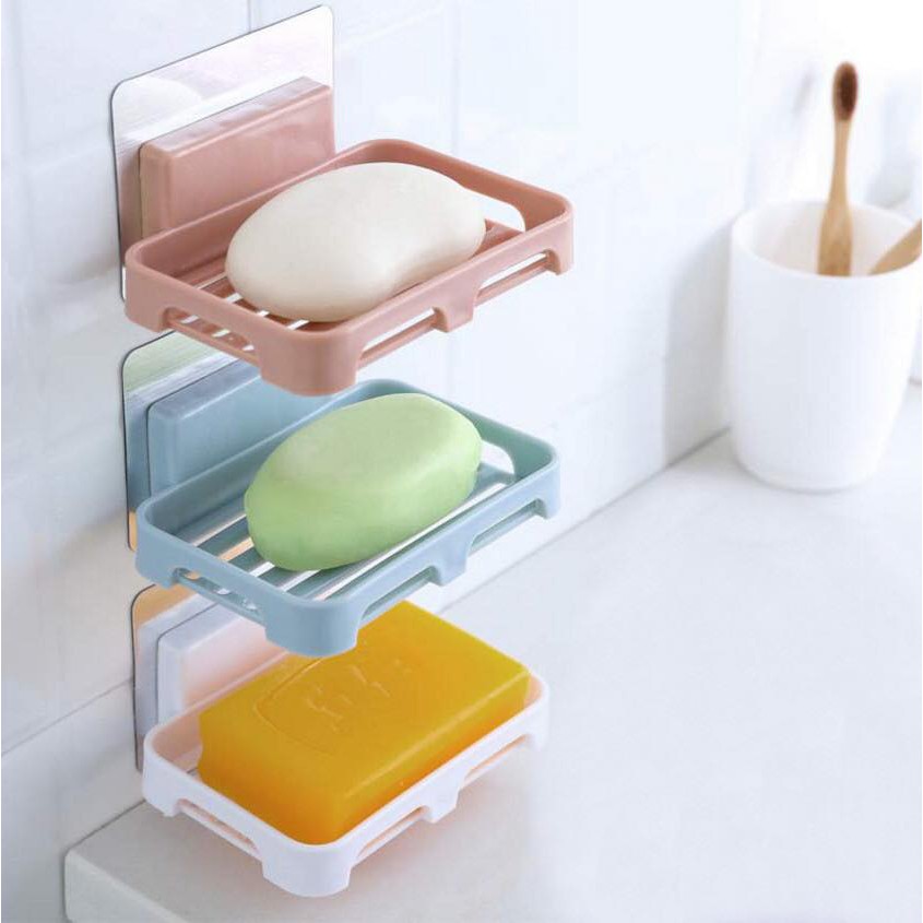 Uniheart Bathroom Soap Rack with Adhesive 1piece | Shopee Philippines