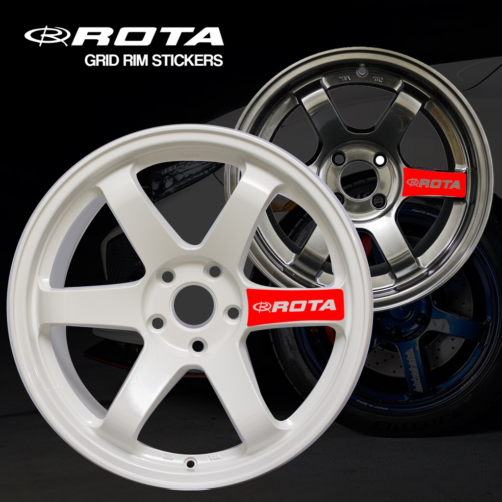 Rota Grid Drift Stickers Mags Decal Outdoor Vinyl Cutout [SS Graphica ...