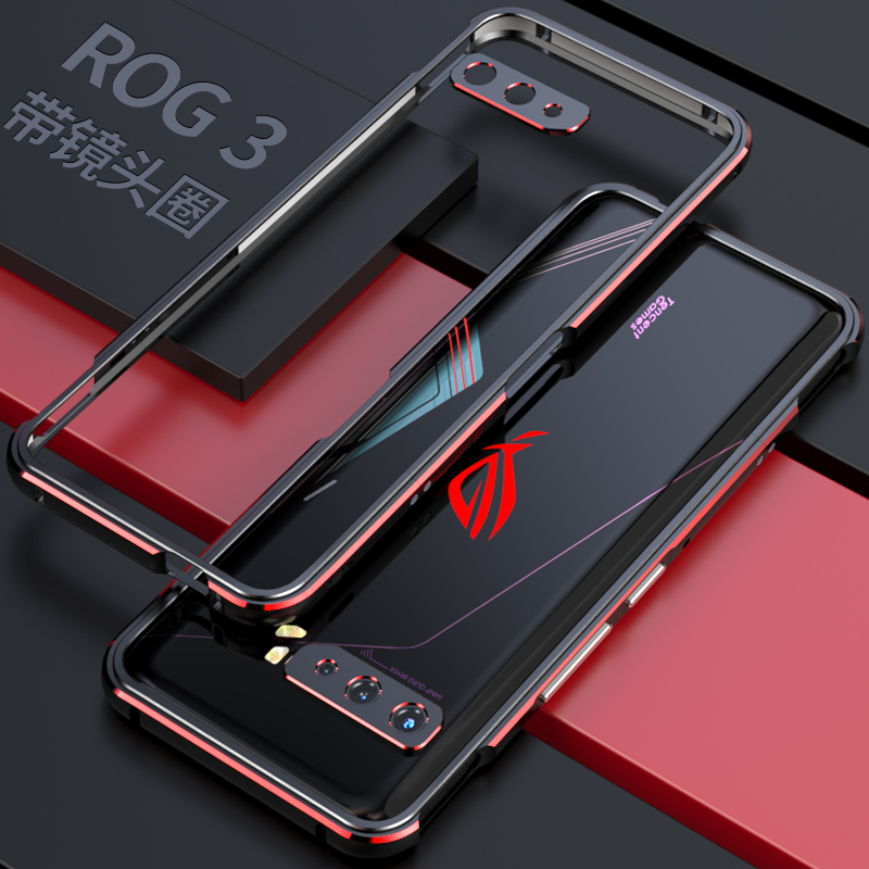 [Free Gift] Asus Rog 3 Case rog3 Bumper Case Rog Phone 3 Casing Rog Phone3 Metal Frame Armor ...