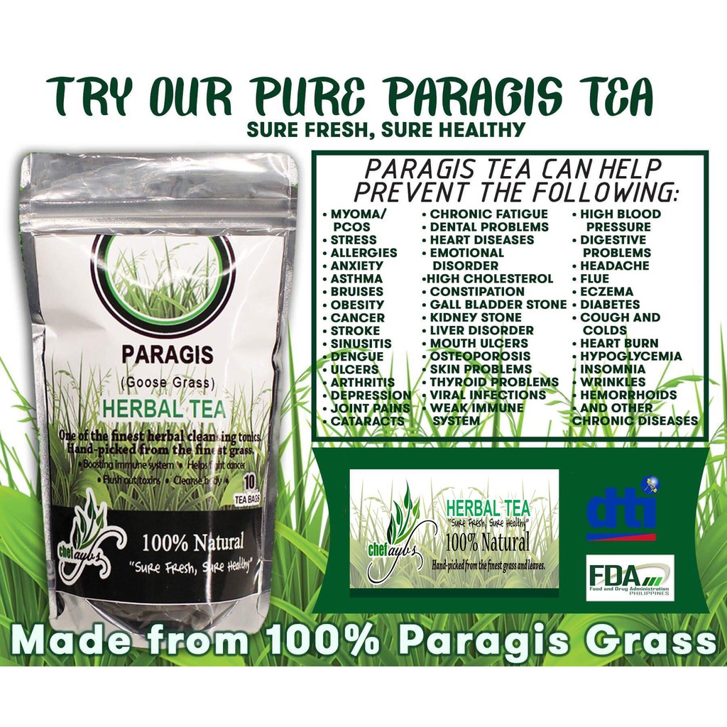 Paragis Tea 10 Tea Bags by Chef Aybs | Shopee Philippines