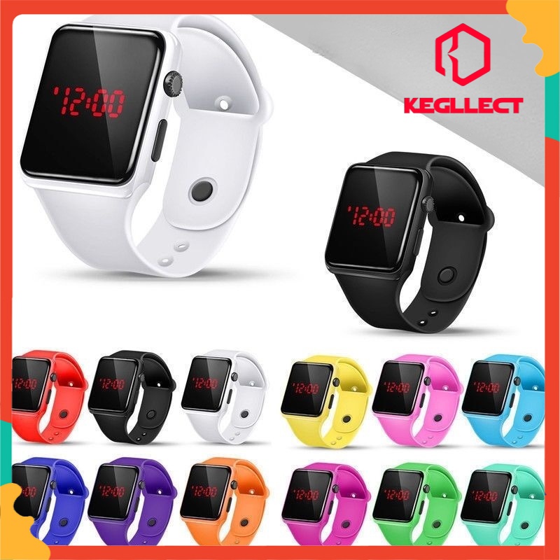Kids Watch Students Digital Led Square Sport Electronic Watches | Shopee Philippines
