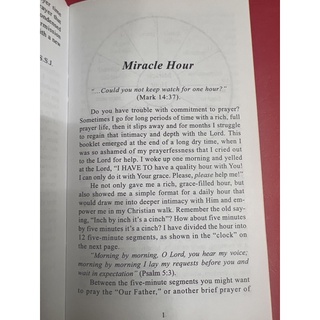 Miracle Hour by Linda Schubert (Paper Pamphlet) | Shopee Philippines