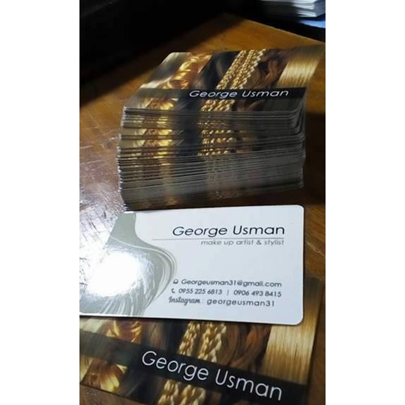 220GSM Calling Card/Business Card (Laminated, not laminated,) | Shopee ...