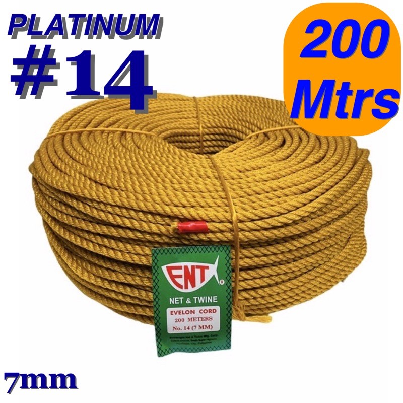 200Mtrs. ENT Rope #14 Twine (7mm) Sold per 200m roll tali lubid ...