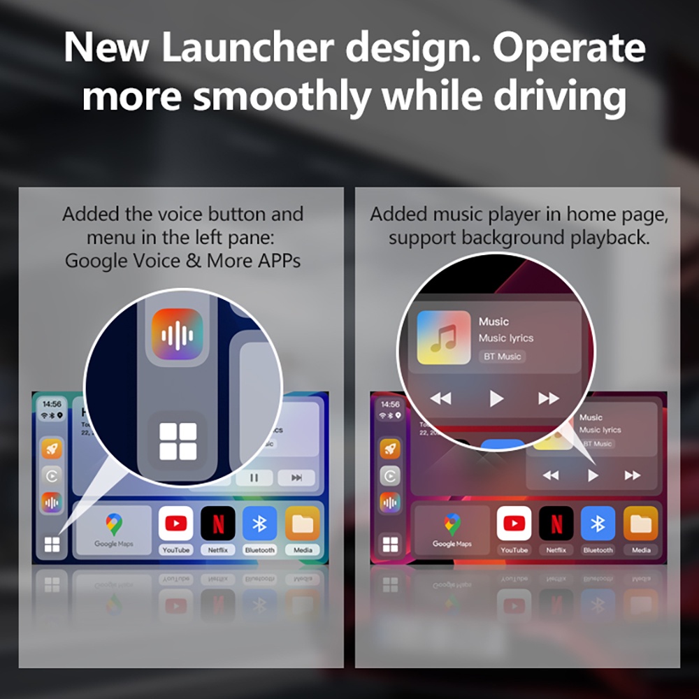 New Carplay Ai Box Wireless Multimedia Android Auto TV Box for USB ...