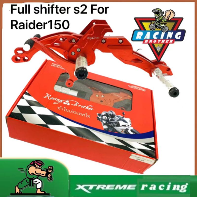 Full Shifter S2 For Raider150 Carb or Fi Rear set Racing brother ...