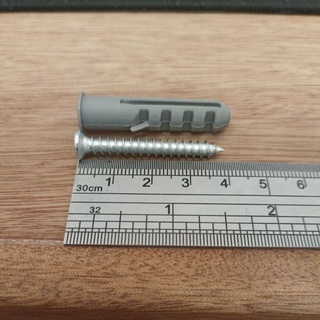 50pcs TOX with Screw (Expand Nails with Screw, Sunrise Brand) 6mm 8mm ...