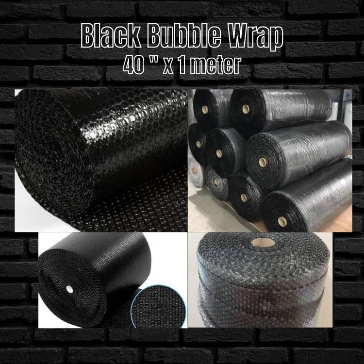 1 meter Black Bubble wrapper | Shopee Philippines