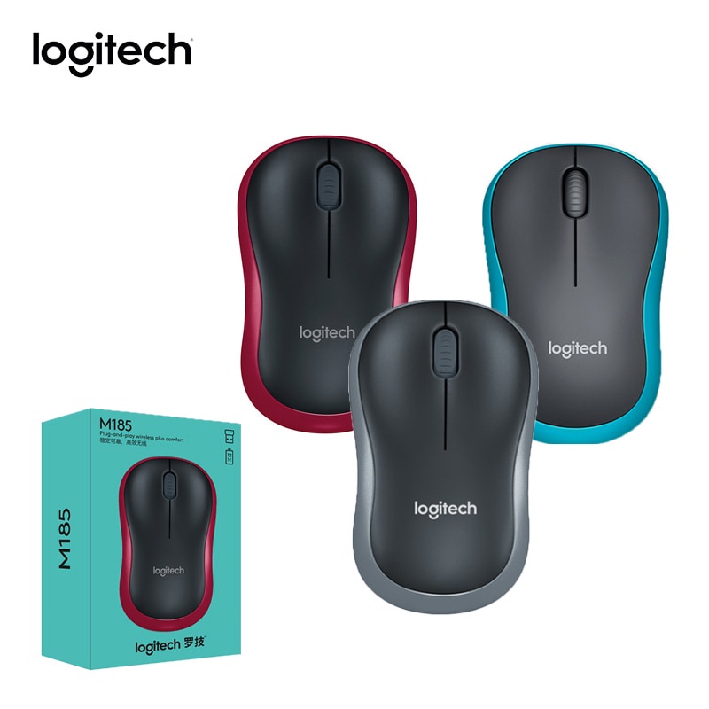 Logitech M185 Wireless Mouse With 1000dpi Office Mouse 2.4g Wireless ...