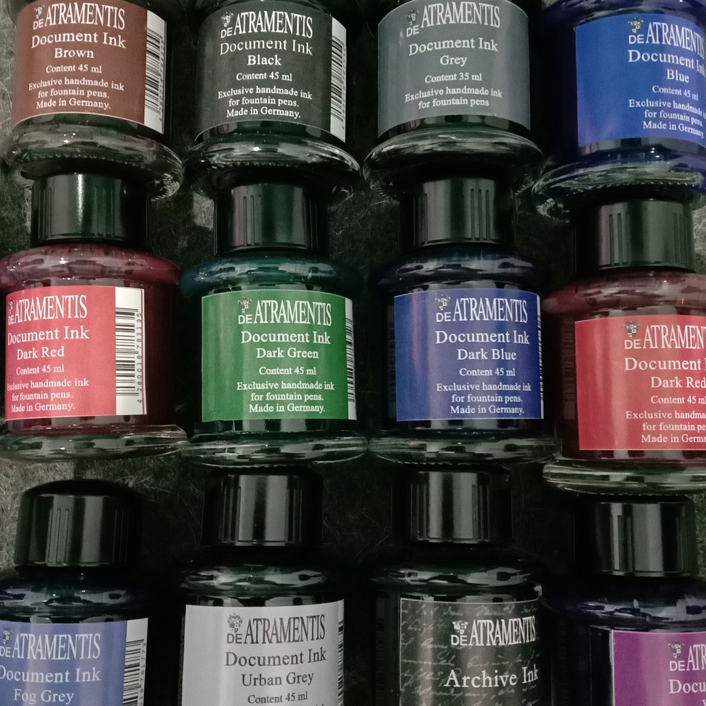 DE ATRAMENTIS Document Ink 45ml — Waterproof Permanent Lightfast Ink ...