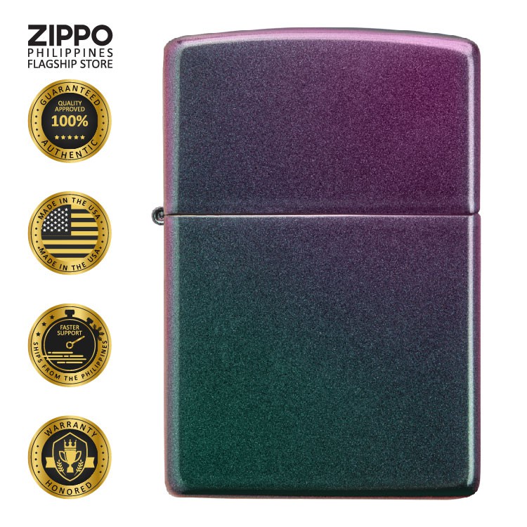 Zippo Windproof Lighter Classic Iridescent | Shopee Philippines