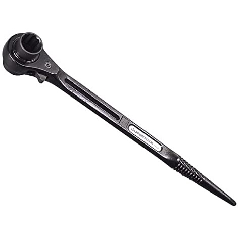 SUPERTOOL Double-Size Ratchet Wrench Reversible Claw with Slide Hole ...