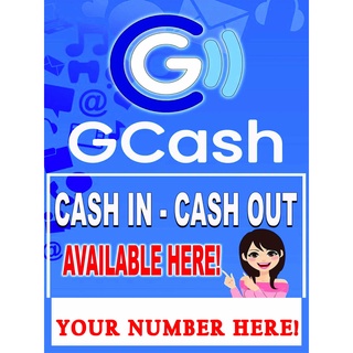 gcash tarpaulin 1.5x2sq.ft and 1x1.5sq.ft | Shopee Philippines