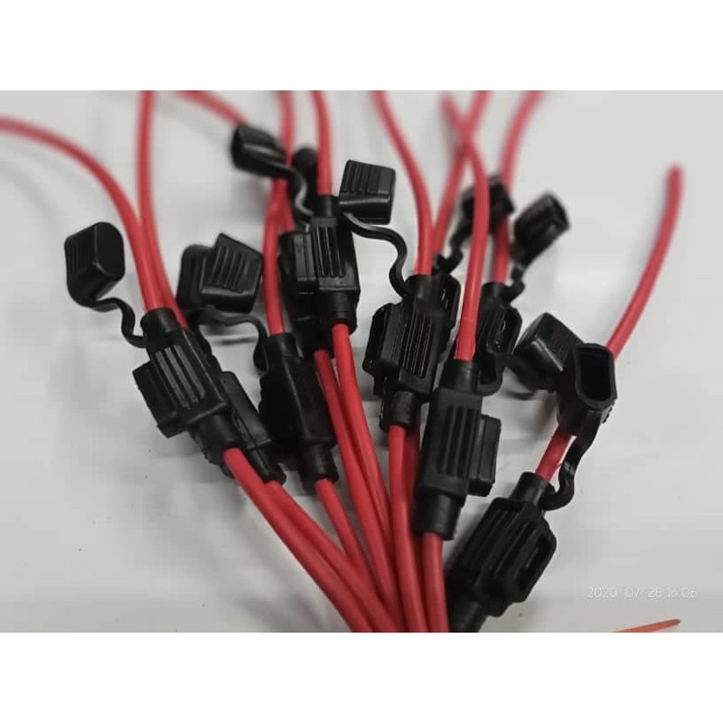 Motorcycle Flat Fuse Holder ( mini ) | Shopee Philippines