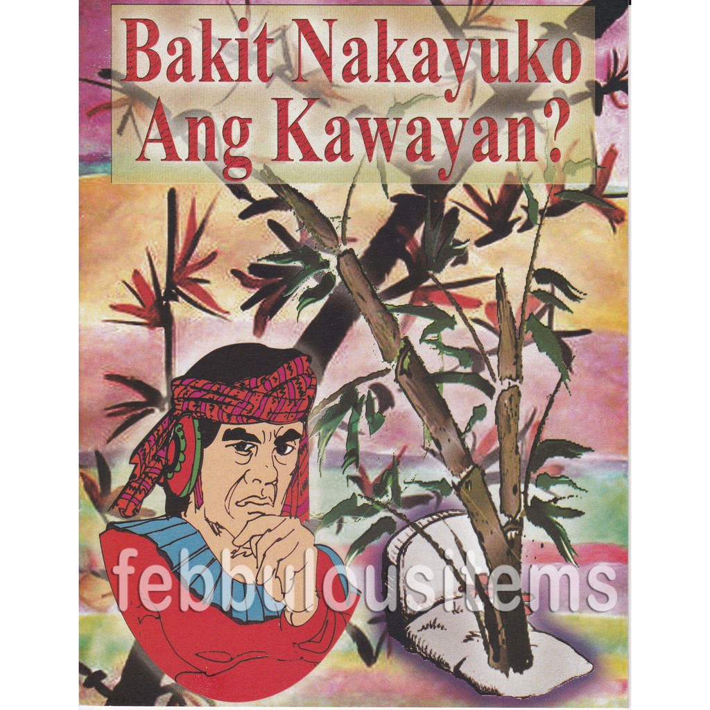 Story Book / Coloring Book English Tagalog ( Bakit nakayuko ang kawayan? ) | Shopee Philippines