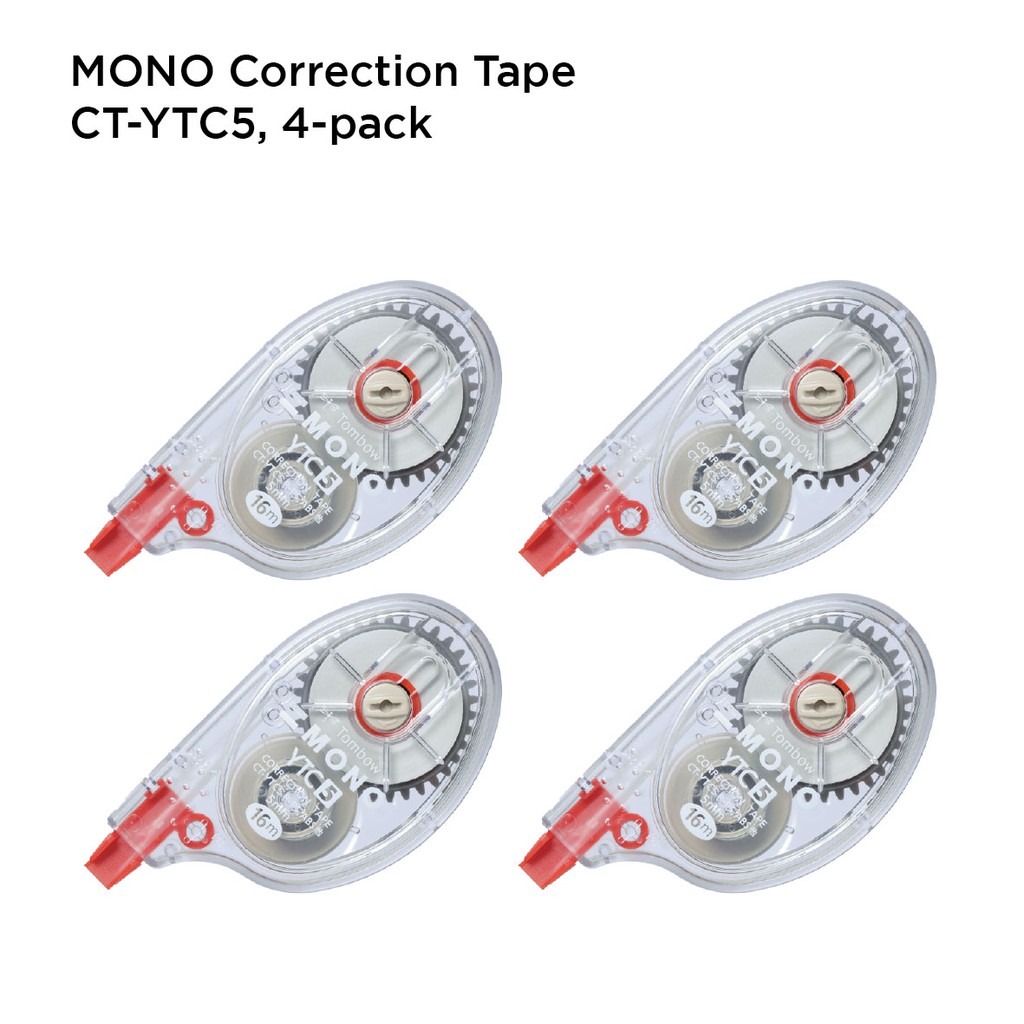 Tombow MONO Correction Tape 5mm x 16m 4-Pack | Shopee Philippines