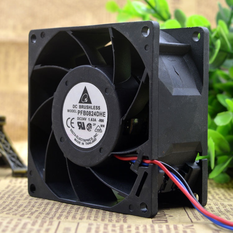 PFB0824DHE 24V 1.63A original Delta DELTA 8038 super wind cooling fan | Shopee Philippines