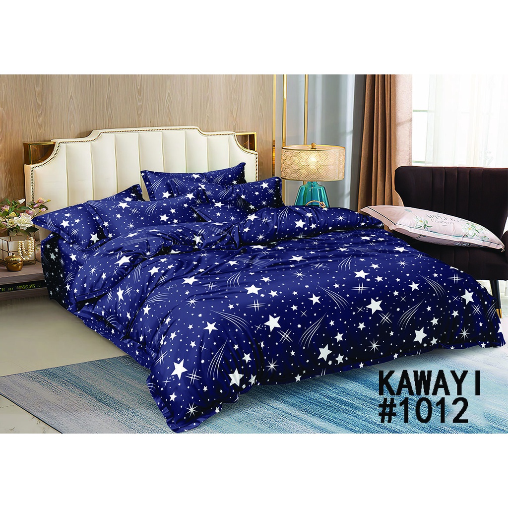 New!! 3in1 Garterized Bedsheets Semi Cotton (2pcs pillow case+1fitted ...