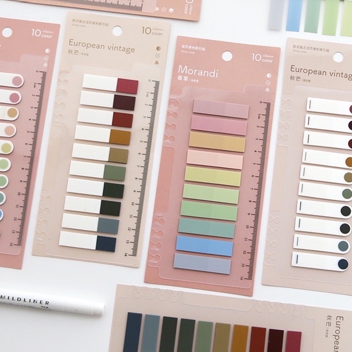 Annotation Sticky Notes Memo Pad Transparent Sticky Notes 200pcs ...