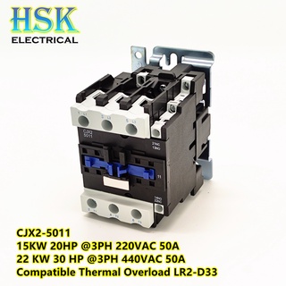 40A to 95A CJX2 AC Magnetic Contactor 4011 5011 6511 8011 9511 | Shopee Philippines