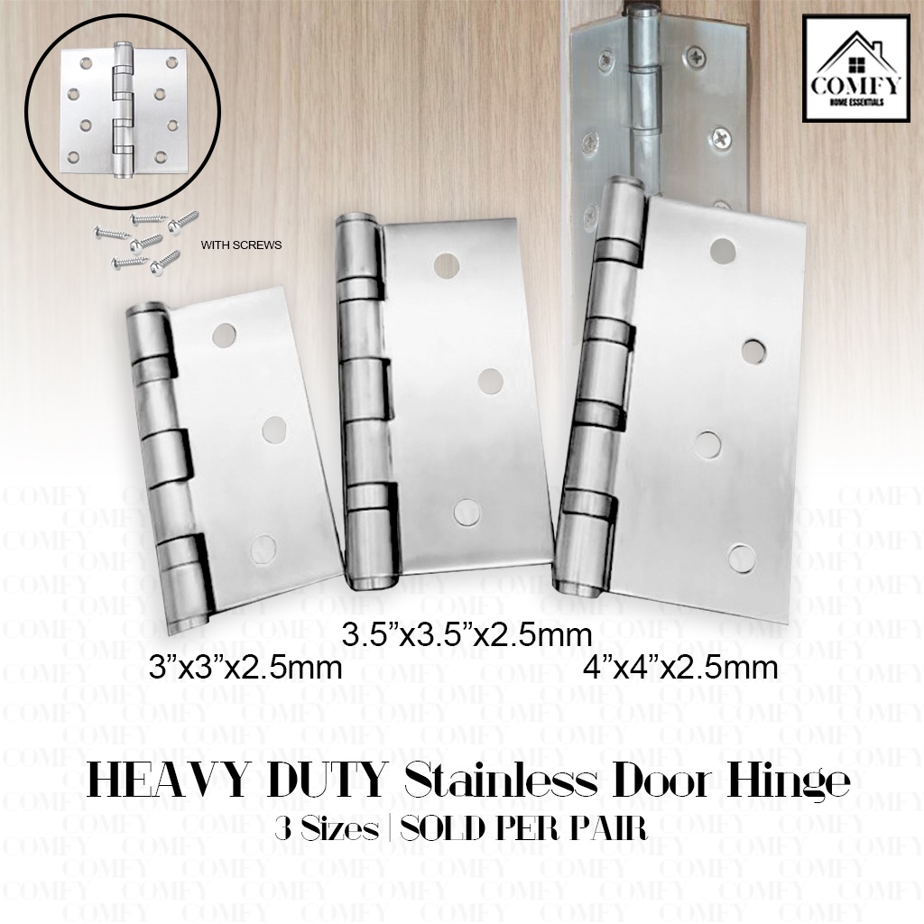 (SOLD PER PAIR) 3X3" 3.5X3.5" 4X4" Best Stainless Steel 2.5mm Thickness ...