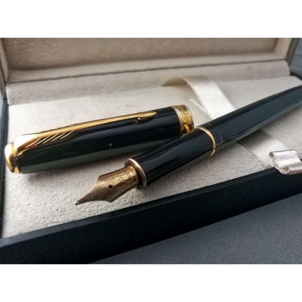 Parker Sonnet Laque Black Fountain Pen Shopee Philippines
