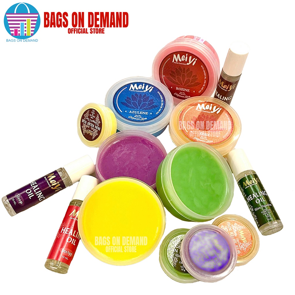 Bags on Demand [100% AUTHENTIC] Meiyi Herbs Essentials Massage Rub Pain ...