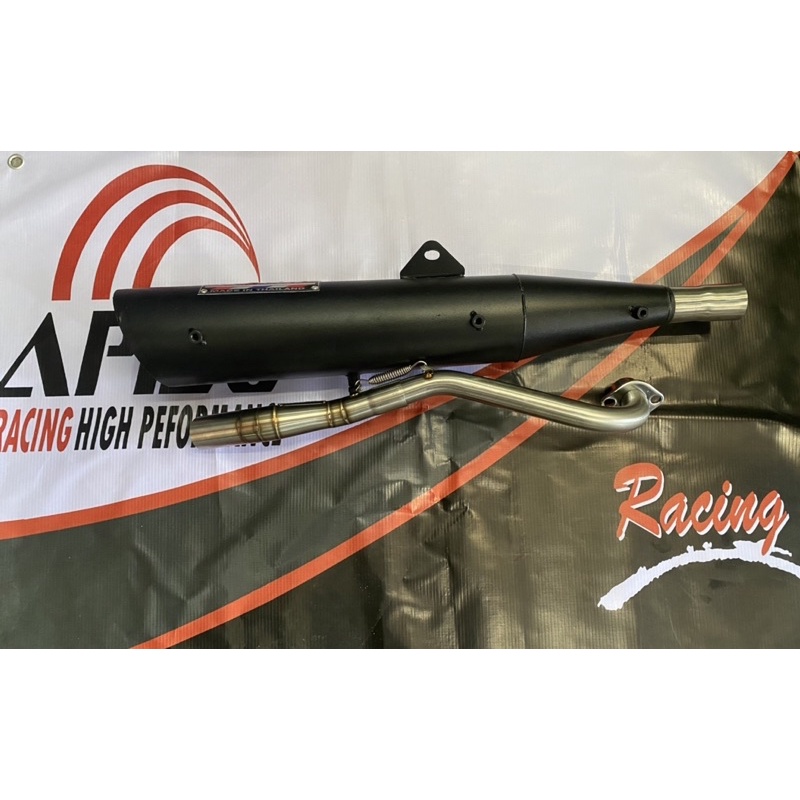 Apido power pipe black V2 Adjustable sound wave 100 wave 125 | Shopee ...