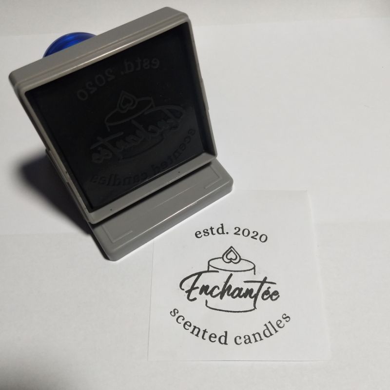 customized stamp SQUARE self-ink / flash stamp | Shopee Philippines