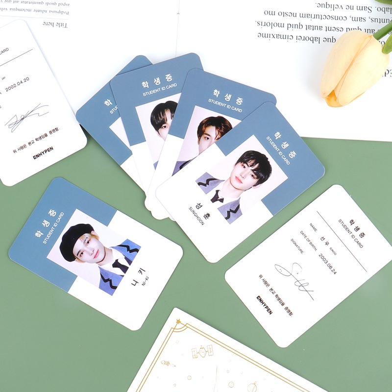 EN Student ID Card 2022 ID School Card Student ID Card SUNGHOON Lomo ...