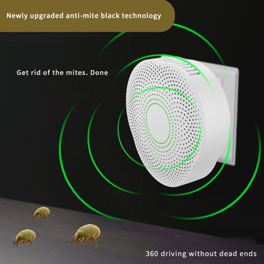 Ultrasonic Controller Repeller Dust Mite Killer Mite Removal Instrument ...