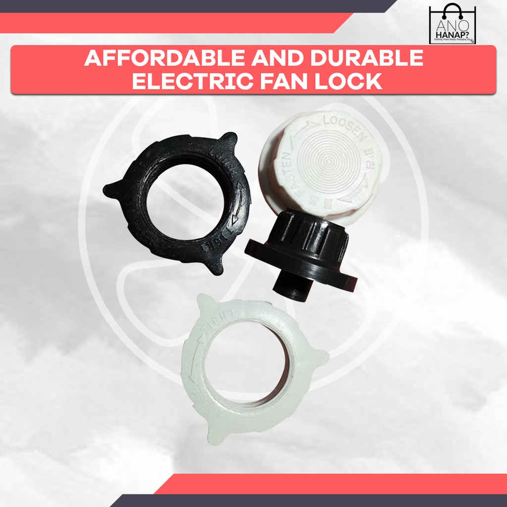 Affordable and Durable Electric Fan Lock (Front and Back) | Shopee ...