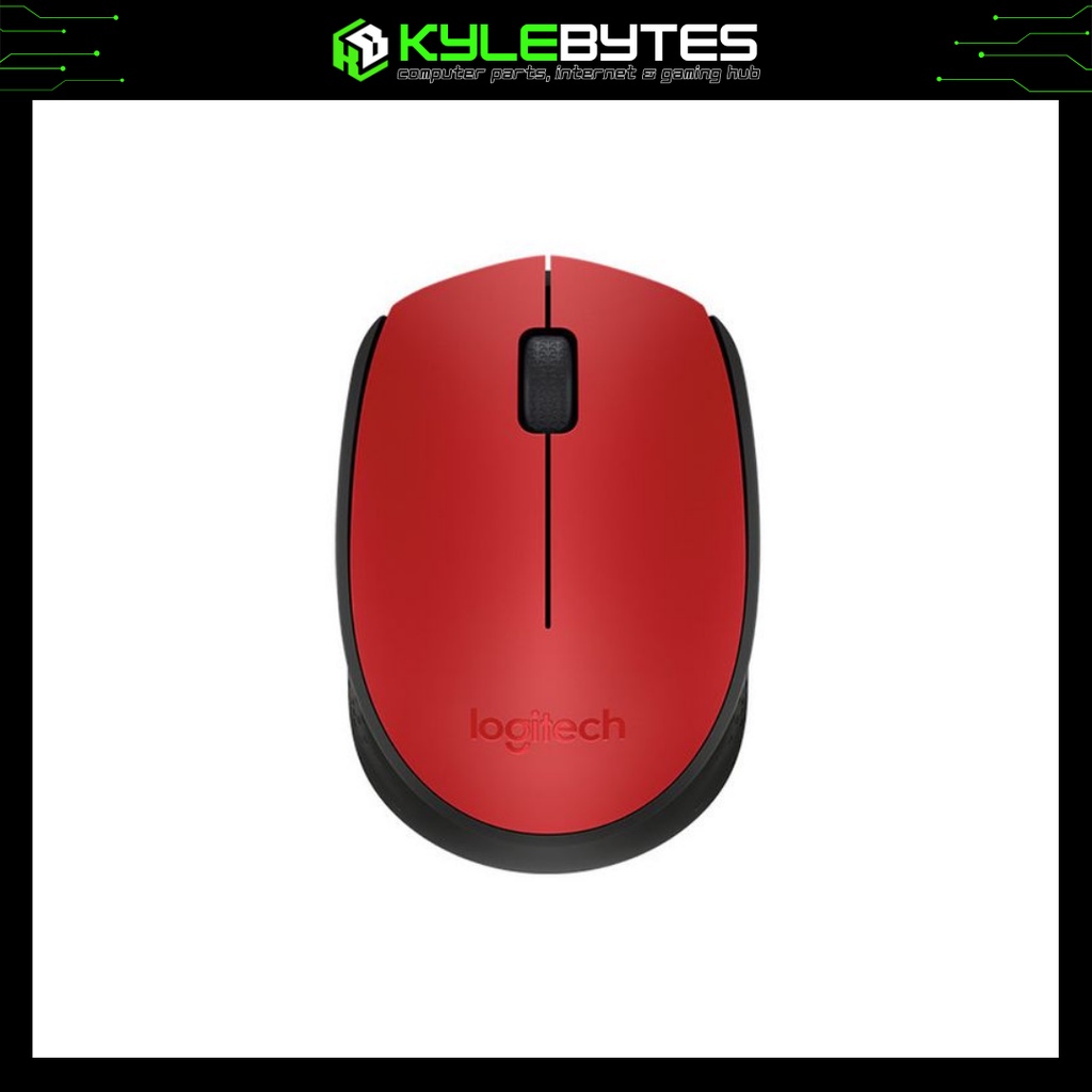 LOGITECH M171 WIRELESS MOUSE (RED) | Shopee Philippines