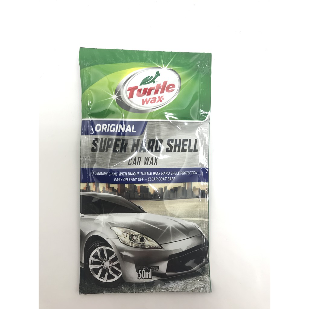 Turtle Wax Original Super Hard Shell Car Wax 50mL (Sachet) | Shopee ...