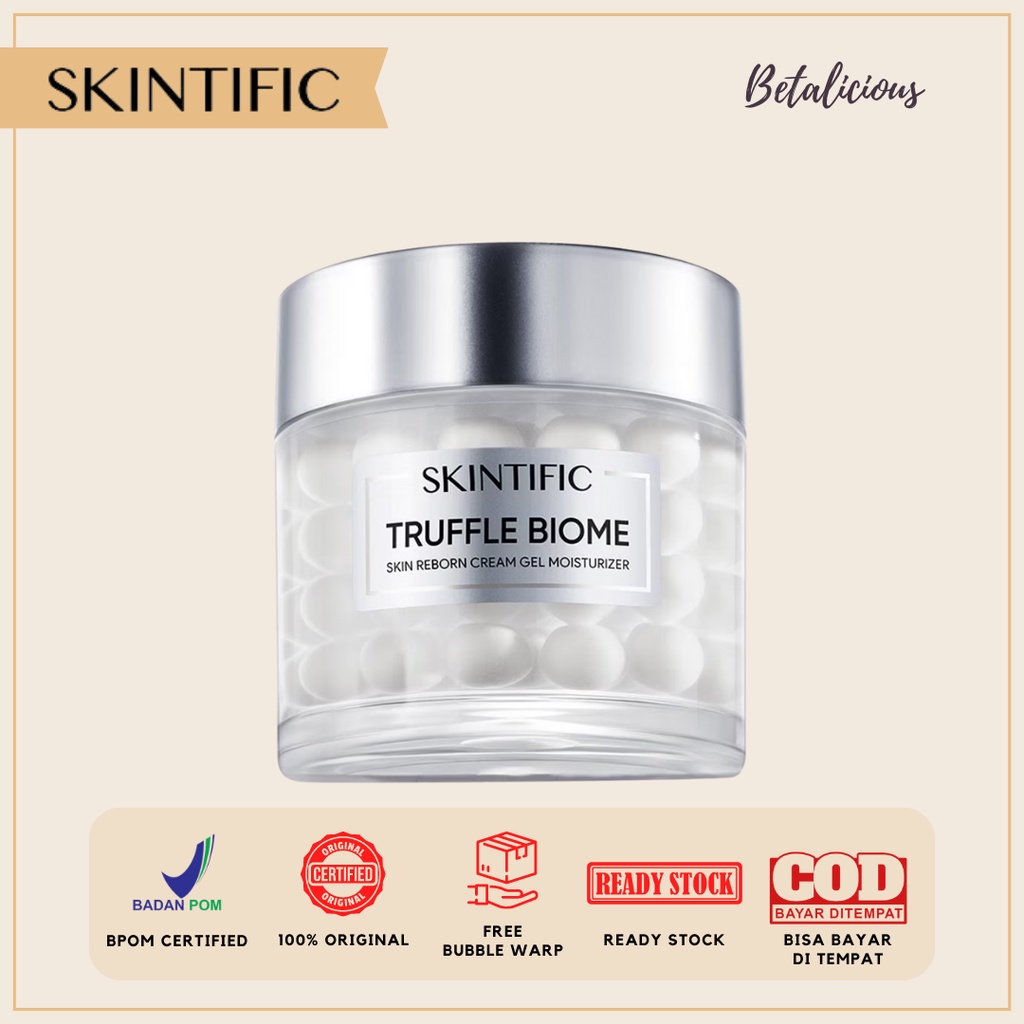 Skintific Truffle Biome Skin Reborn Cream Gel Moisturizer 50g - Lynderm ...