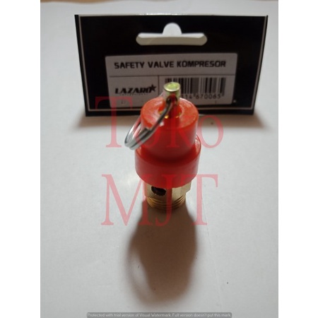 Safety Valve Brass Compressor 1/4 1/4" LAZARO - Lynderm Store