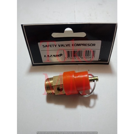Safety Valve Brass Compressor 1/4 1/4" LAZARO - Lynderm Store