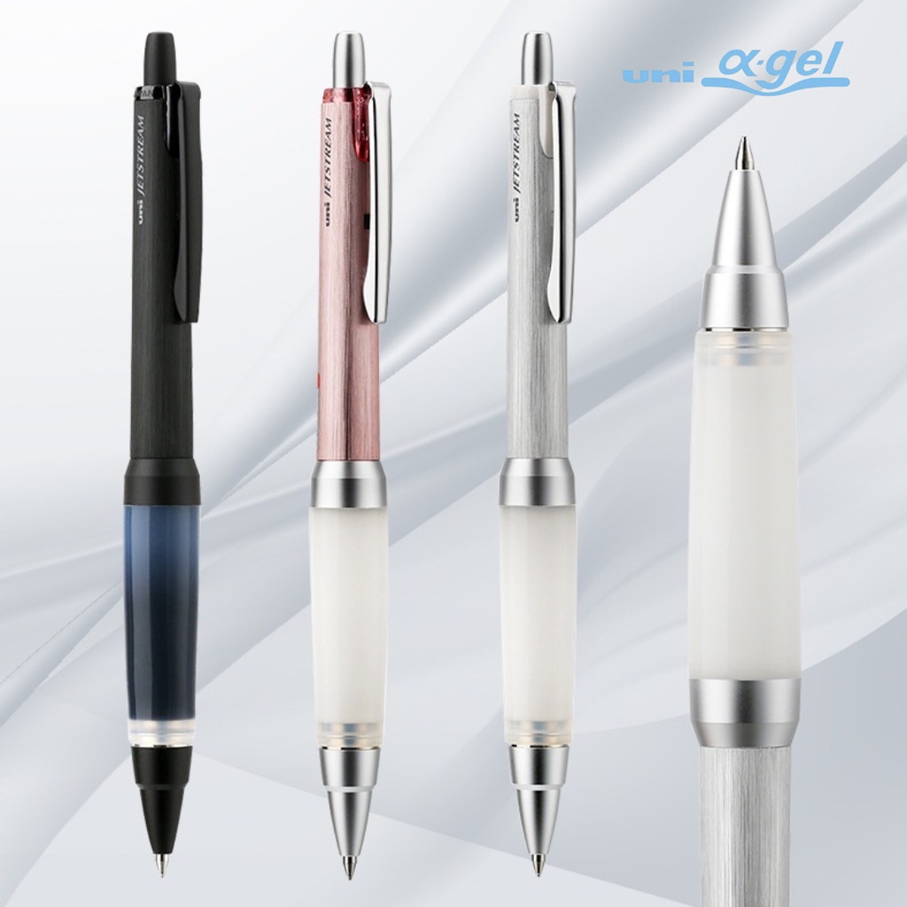 Uni Jetstream Alpha Gel Grip Ballpoint Ink Pen 0.7mm Comfortable ...