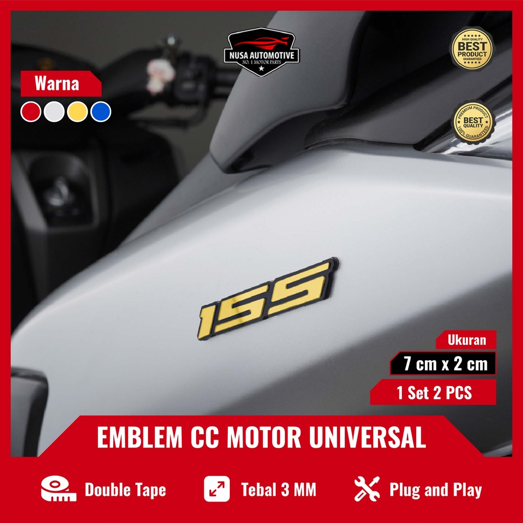 Small CC EMBLEM UNIVERSAL Motorcycle VARIO BEAT NMAX ADV 110/110I/125 ... Small CC EMBLEM UNIVERSAL Motorcycle VARIO BEAT NMAX ADV 110/110I/125 ...