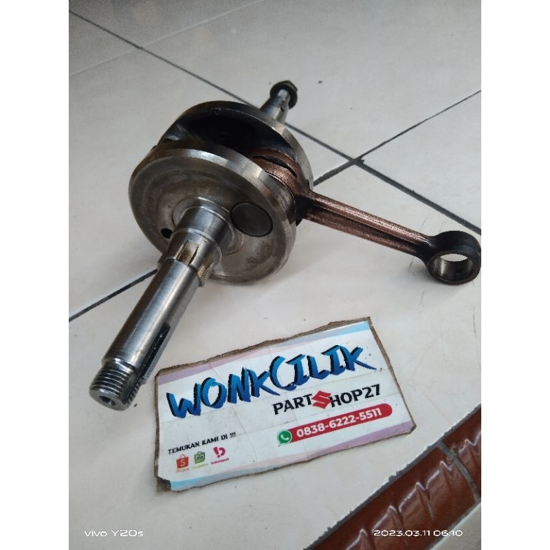 Crankshaft. pendulum. piston handlebar suzuki satria 2 stroke original ...