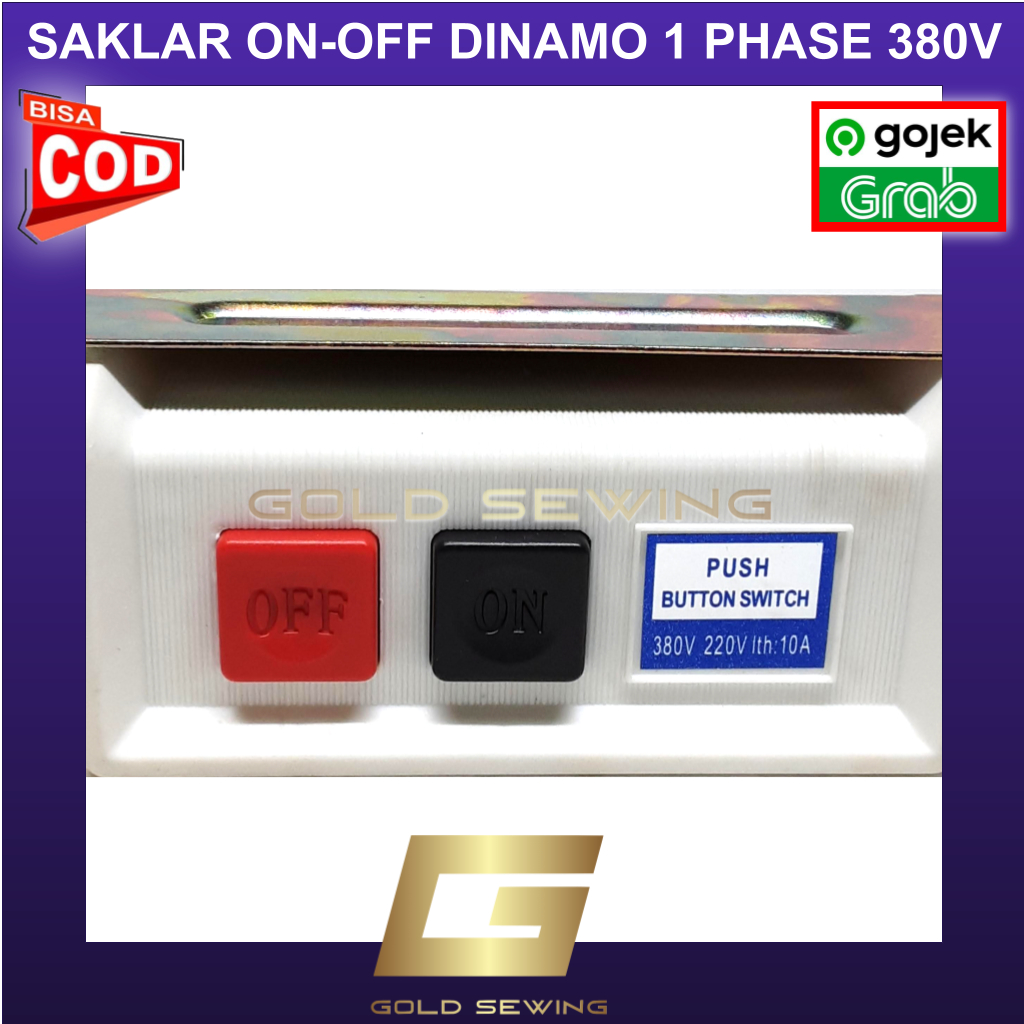 MESIN Dynamo On-Off Switch (1 PHASE) Industrial Sewing Machine - GOLD ...
